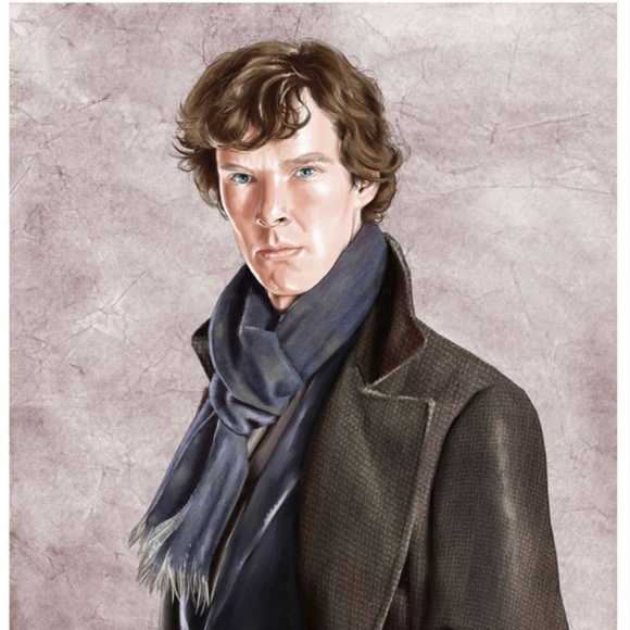Source Unknown | Art | Rare Sherlock Holmes Cumberbatch Artwork 8 By ...